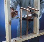 THE CADDY TUBE AND PIPE CLAMP (TPC) PROVIDES QUICK POSITIONING